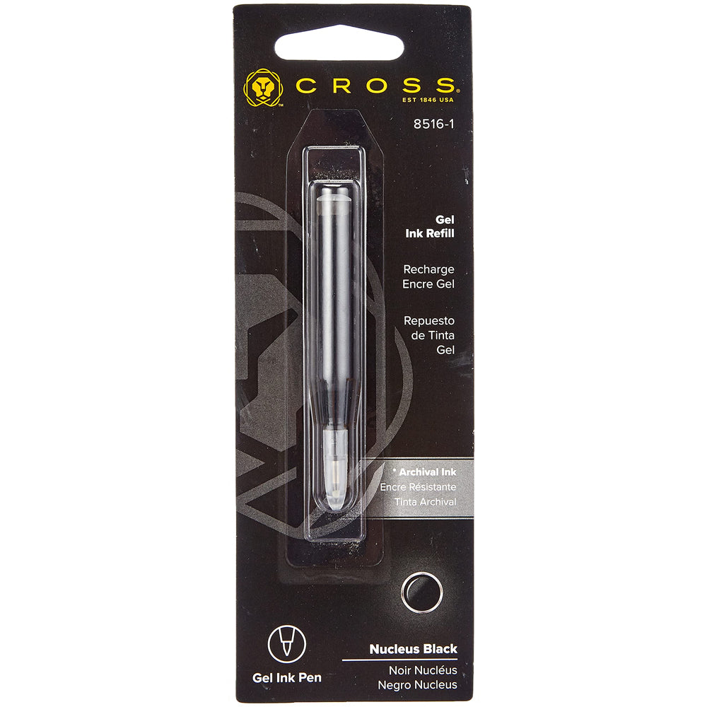 Cross Cross Gel Refill Medium Nucleus Black Gel Ink 8516-1 ...