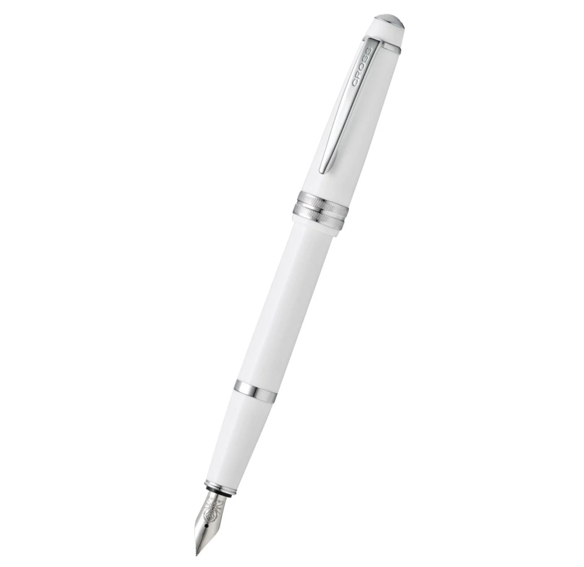 Cross Bailey Light™ Polished White Resin Extra-Fine Nib Fountain Pen A ...