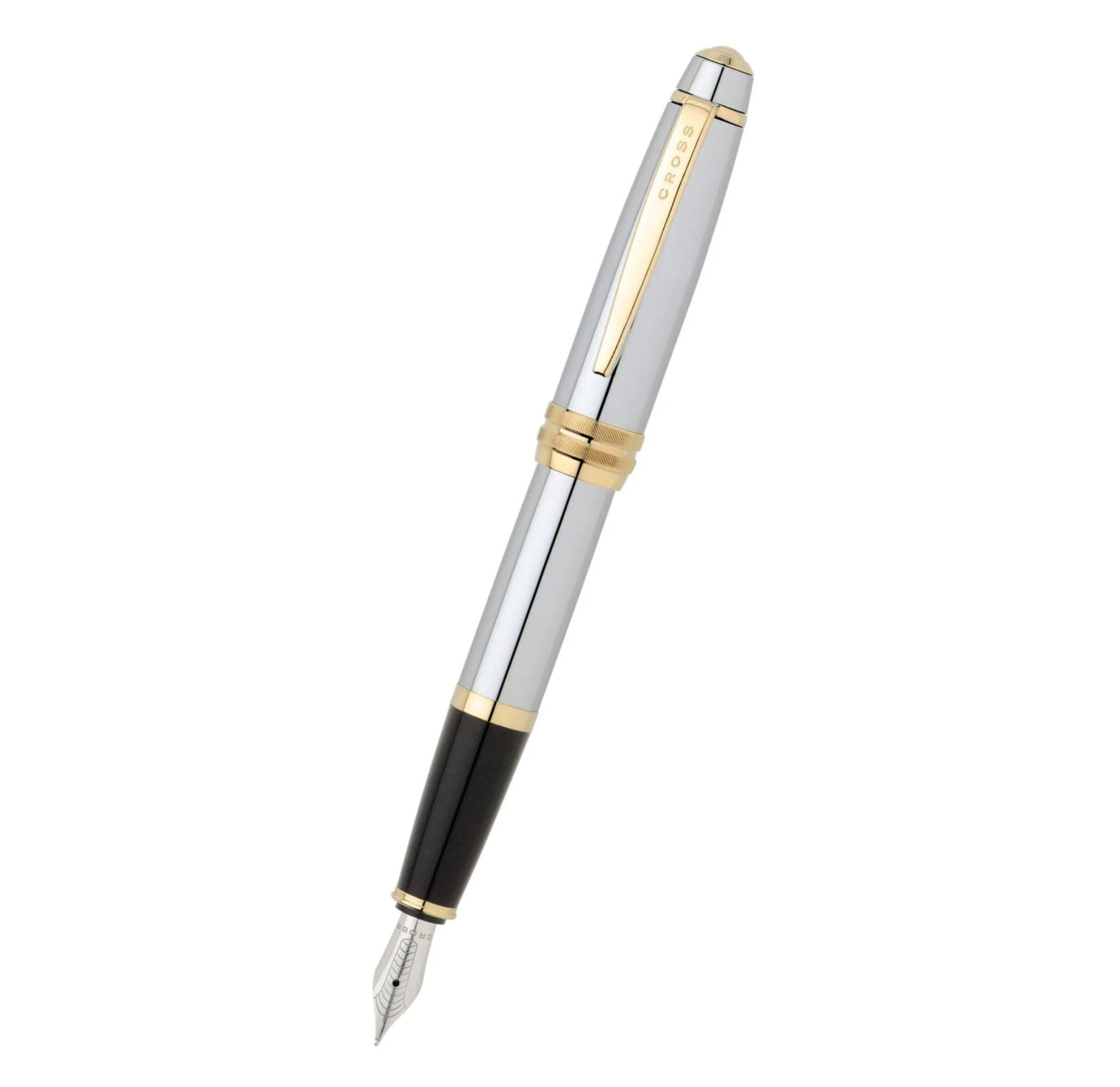 Cross Bailey Medalist® Stainless Steel Medium Nib Fountain Pen AT0456 ...