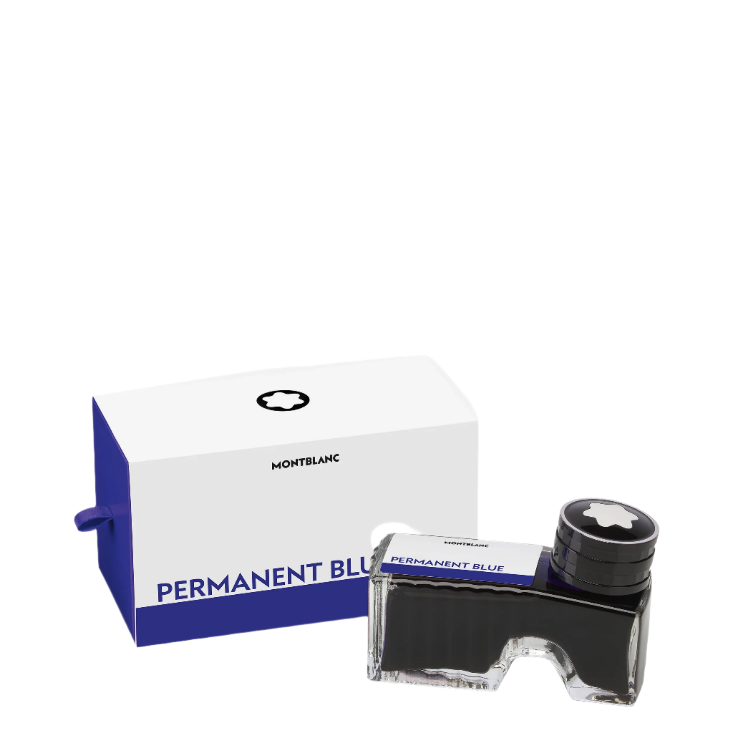 Montblanc INK BOTTLE PERMANENT BLUE 60ml 128195– swoveldirect.com